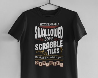 Scrabble Tiles Shirt - Etsy