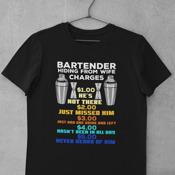 Bartender Shirts - Etsy