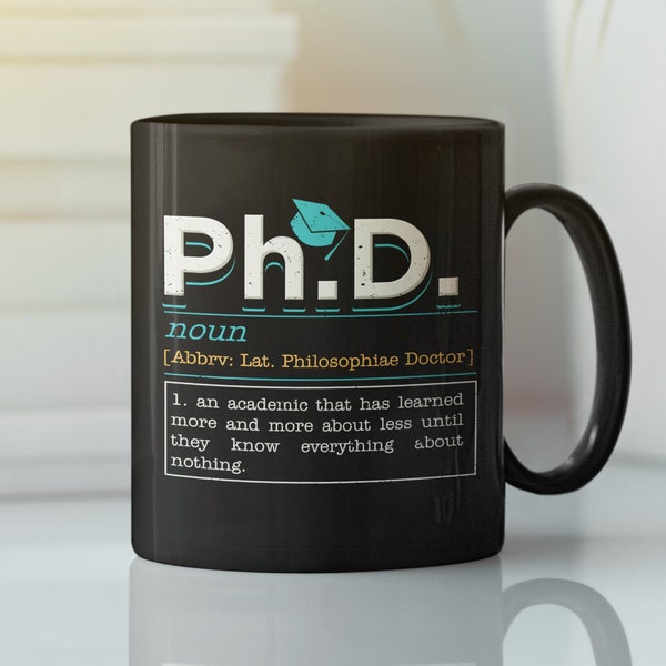 Phd Student Mug - Etsy