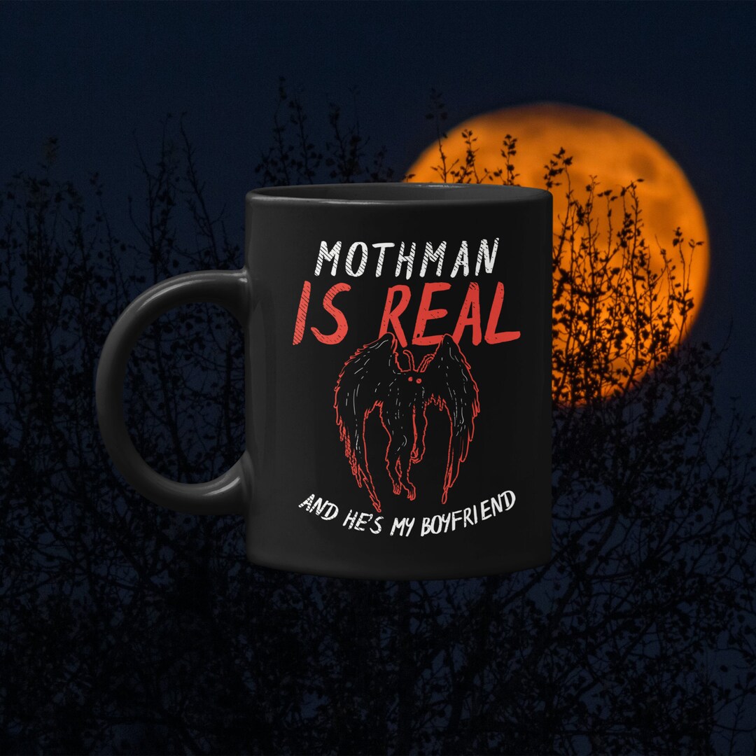 Mothman Mug Cryptid Mug Mothman Gift Cryptid Gift Mothman - Etsy