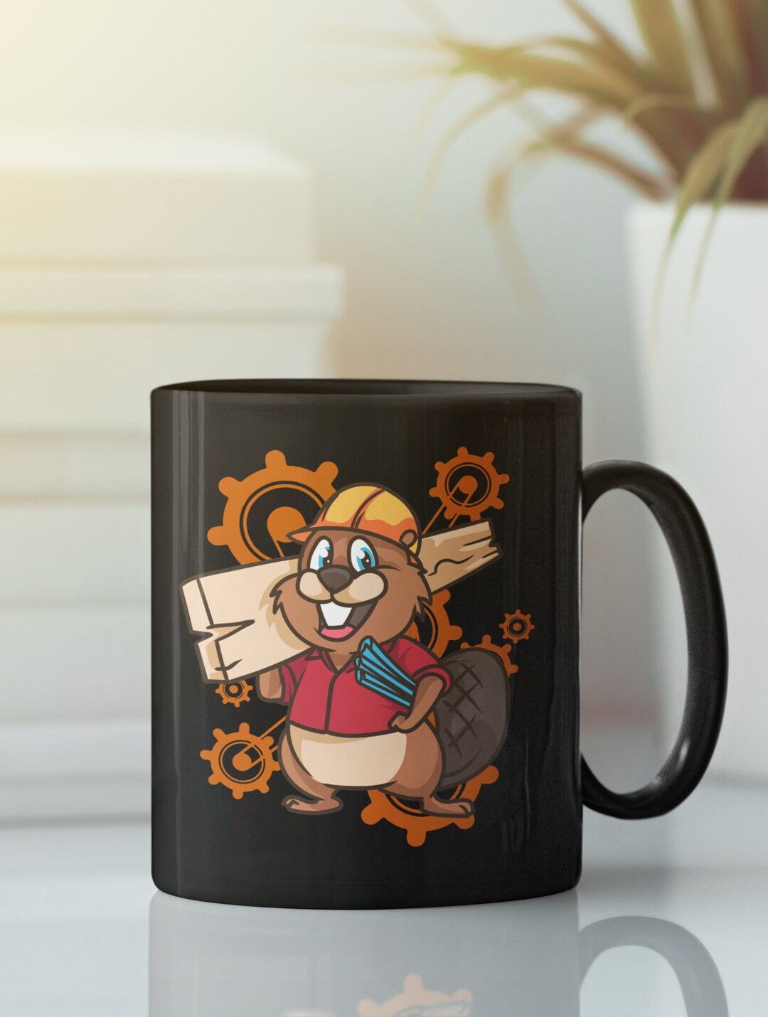 Beaver Mug, Beaver Lover Mug, Beaver Animal Mug, Beaver Lover Gift ...