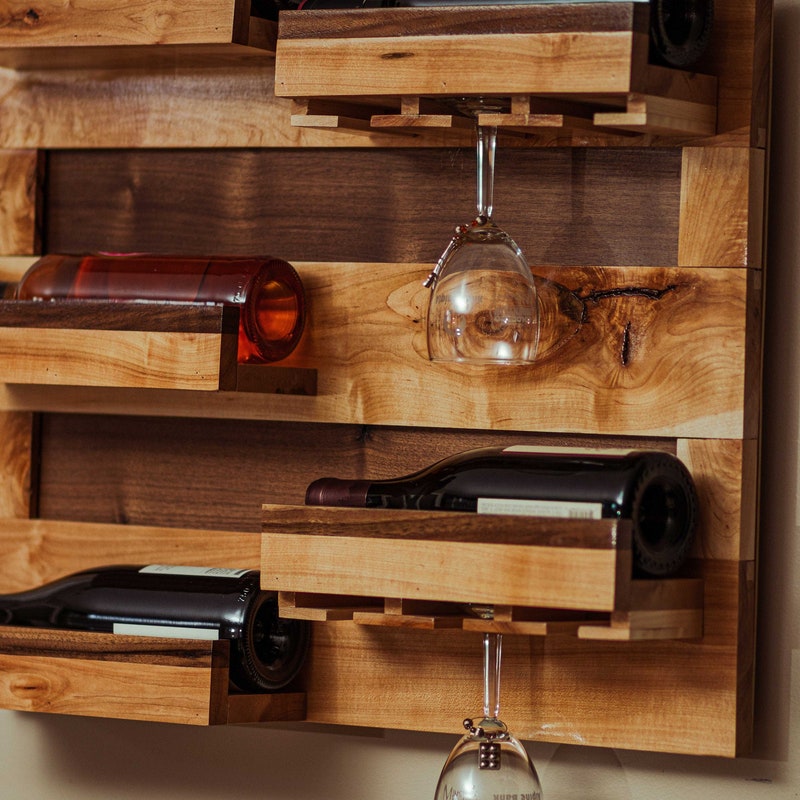 Wooden Wine Rack - Etsy