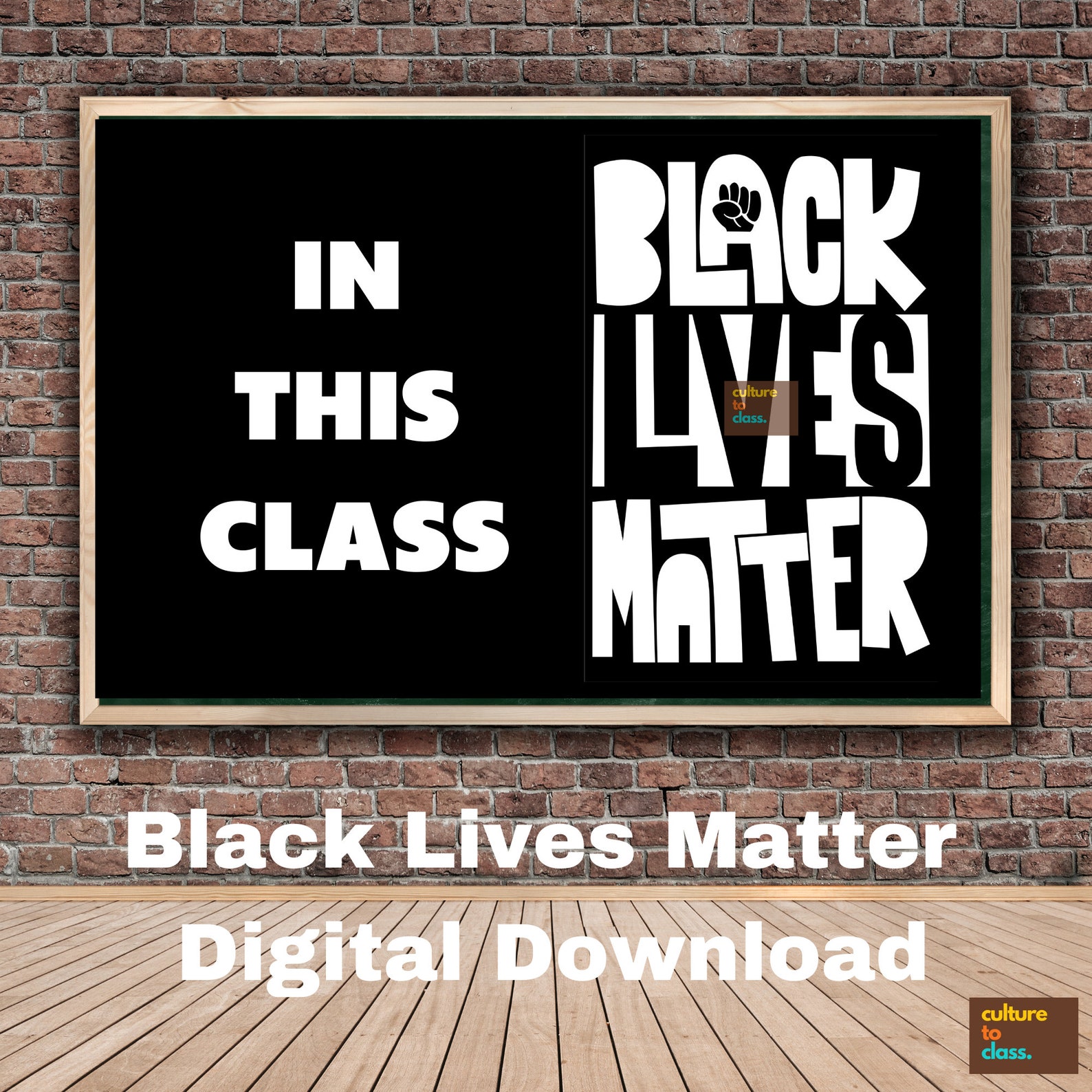 Black Lives Matter Digital Download, BLM Poster, Diversity in the ...