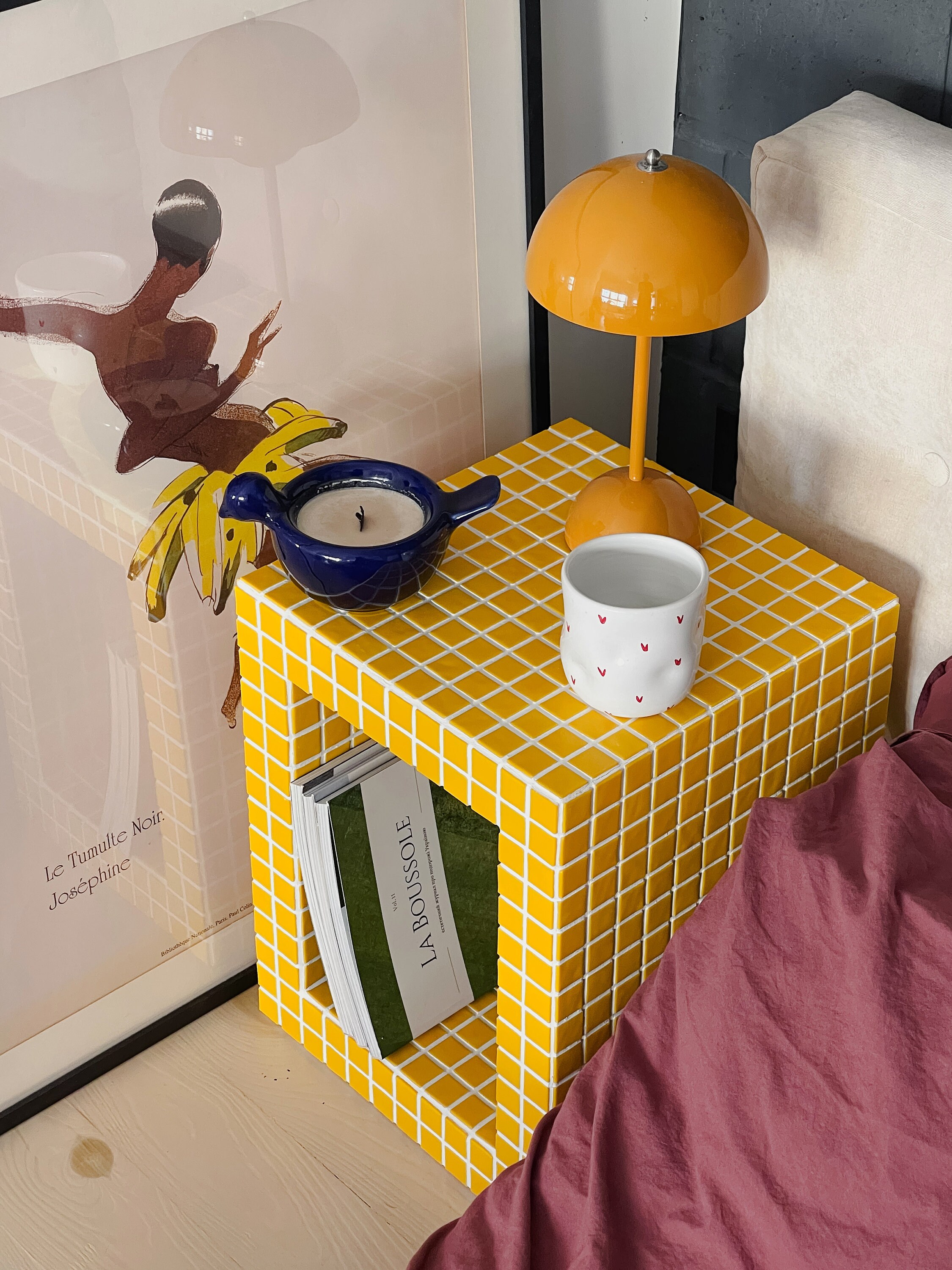 Handmade Tile Cube, Customized Shelf, Designer Furniture, Tile Shelf ...