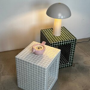 Tile Side Table - Handmade Tile Table - Tile Furniture - Designer ...