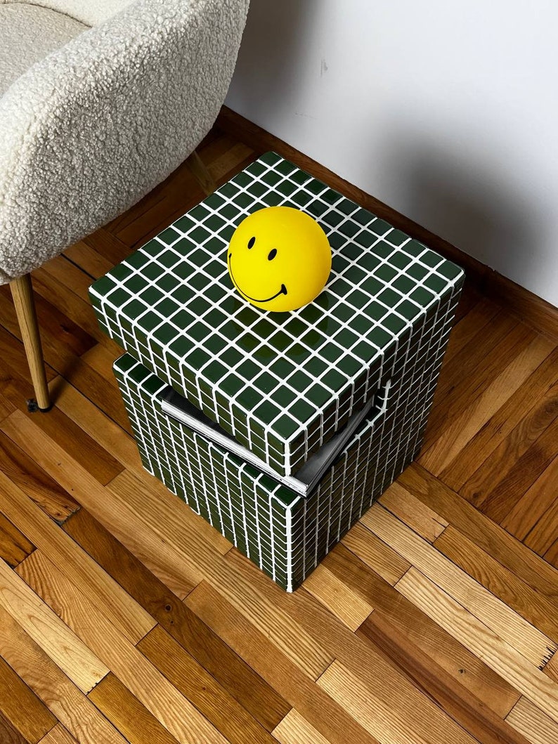 Tile Side Table Handmade Tile Table Tile Furniture Designer Furniture ...