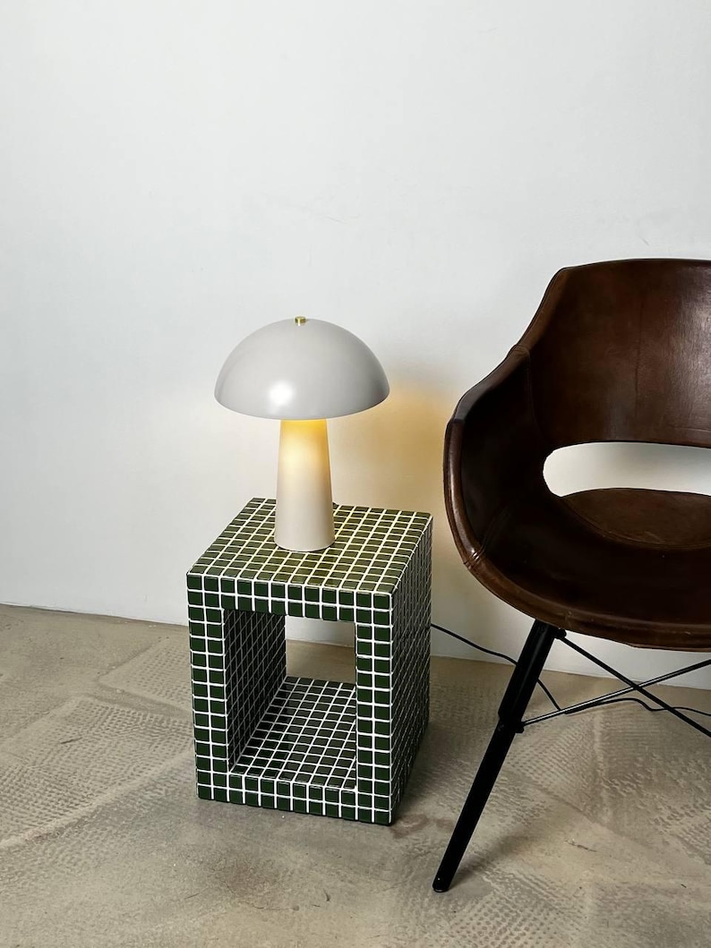 Coffee Table, Handmade Tile Cube, Designer Furniture, Table Near the ...