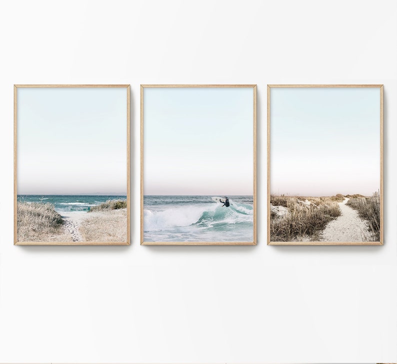 Beach Room Wall Art Coastal California Beach Pathway Poster - Etsy