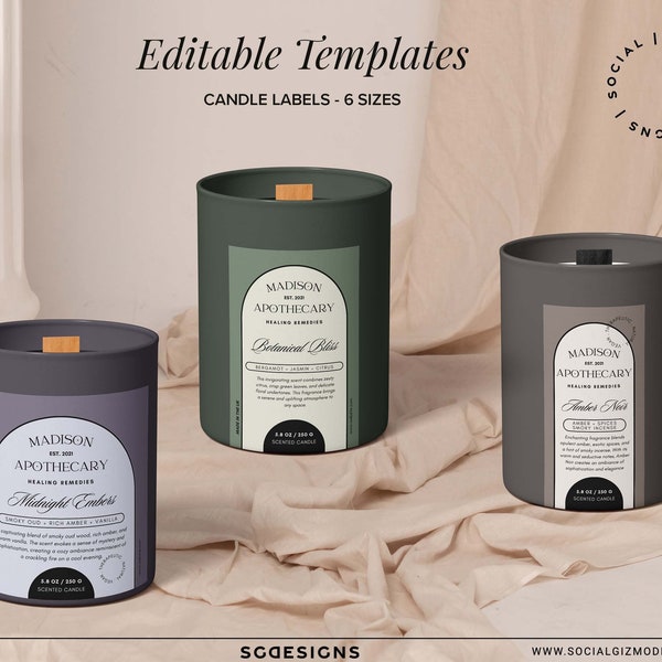 Elegant Labels - Etsy