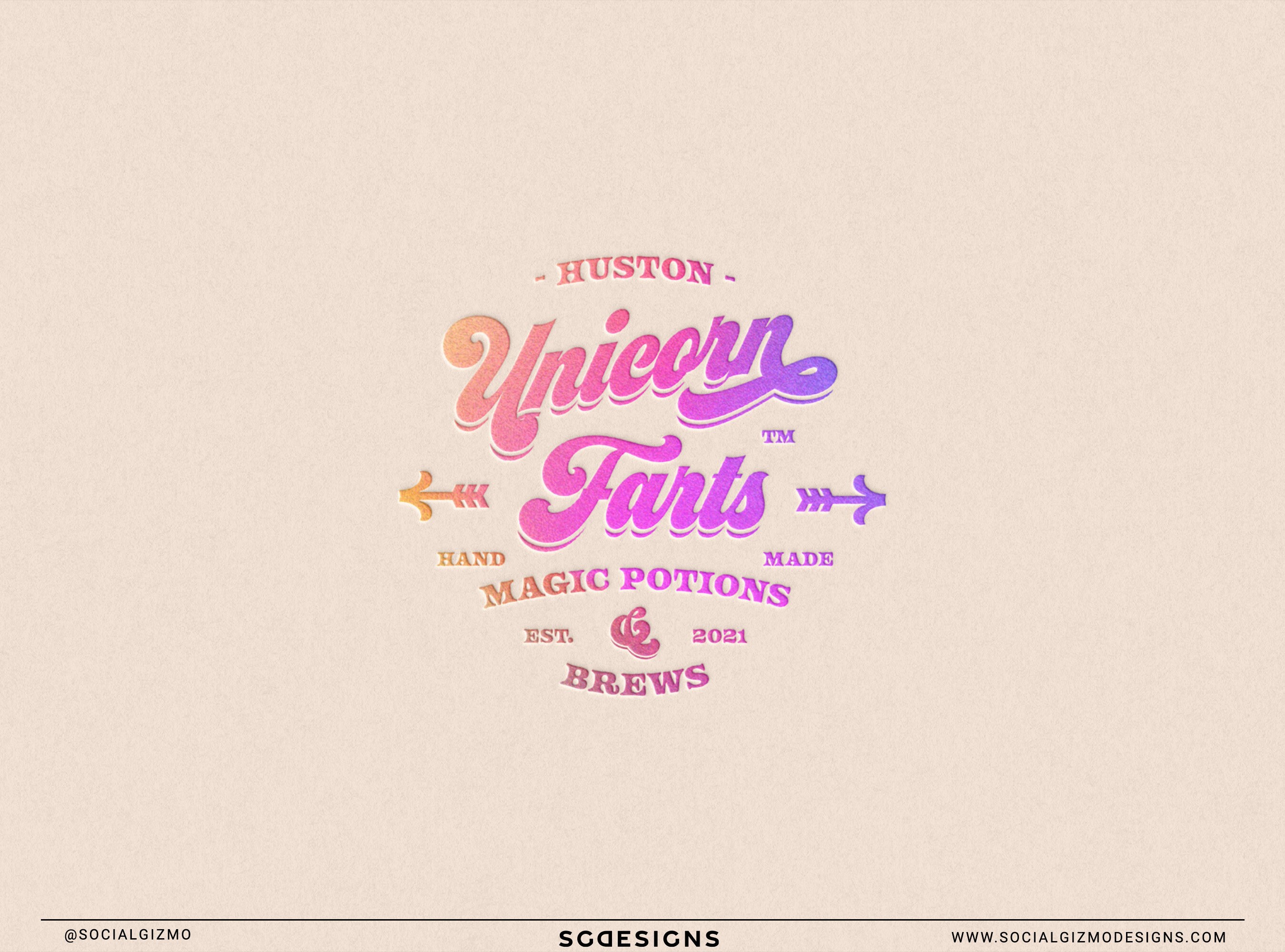Retro Logo Design, Funky Vintage Logo, Retro Logo Design for Skincare ...