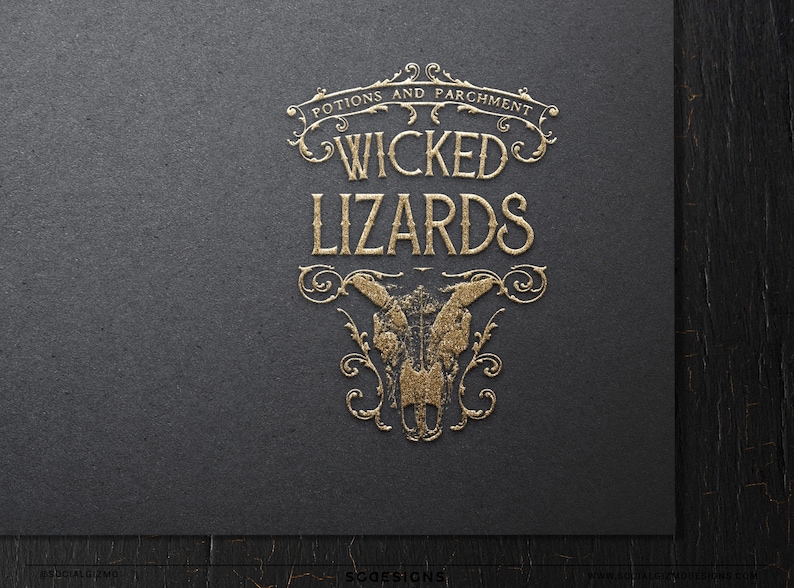 Witchy Logo Design Occult Logo Design Witchcraft Logo - Etsy