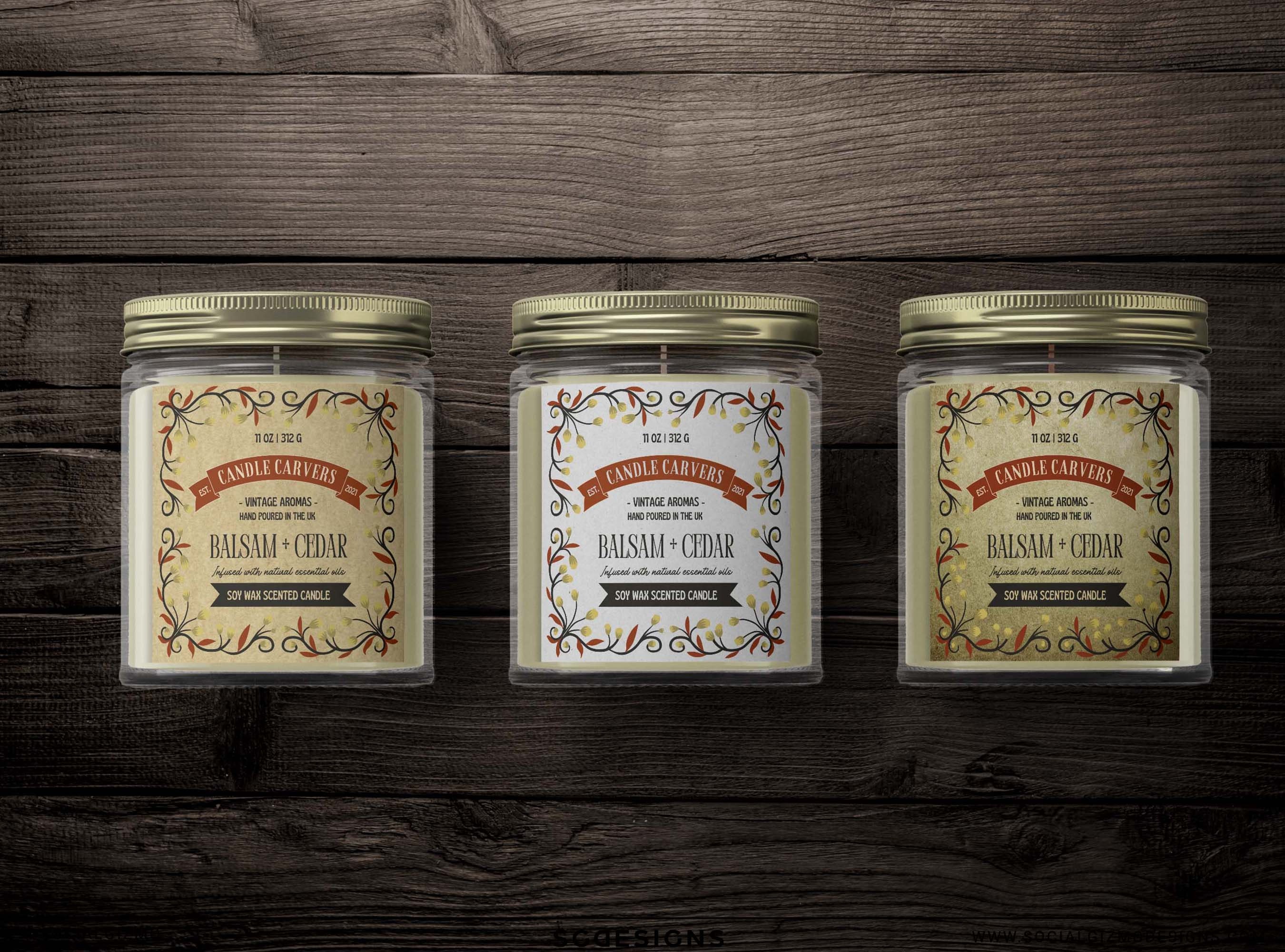 Editable Vintage Candle Labels Apothecary Candle Label - Etsy