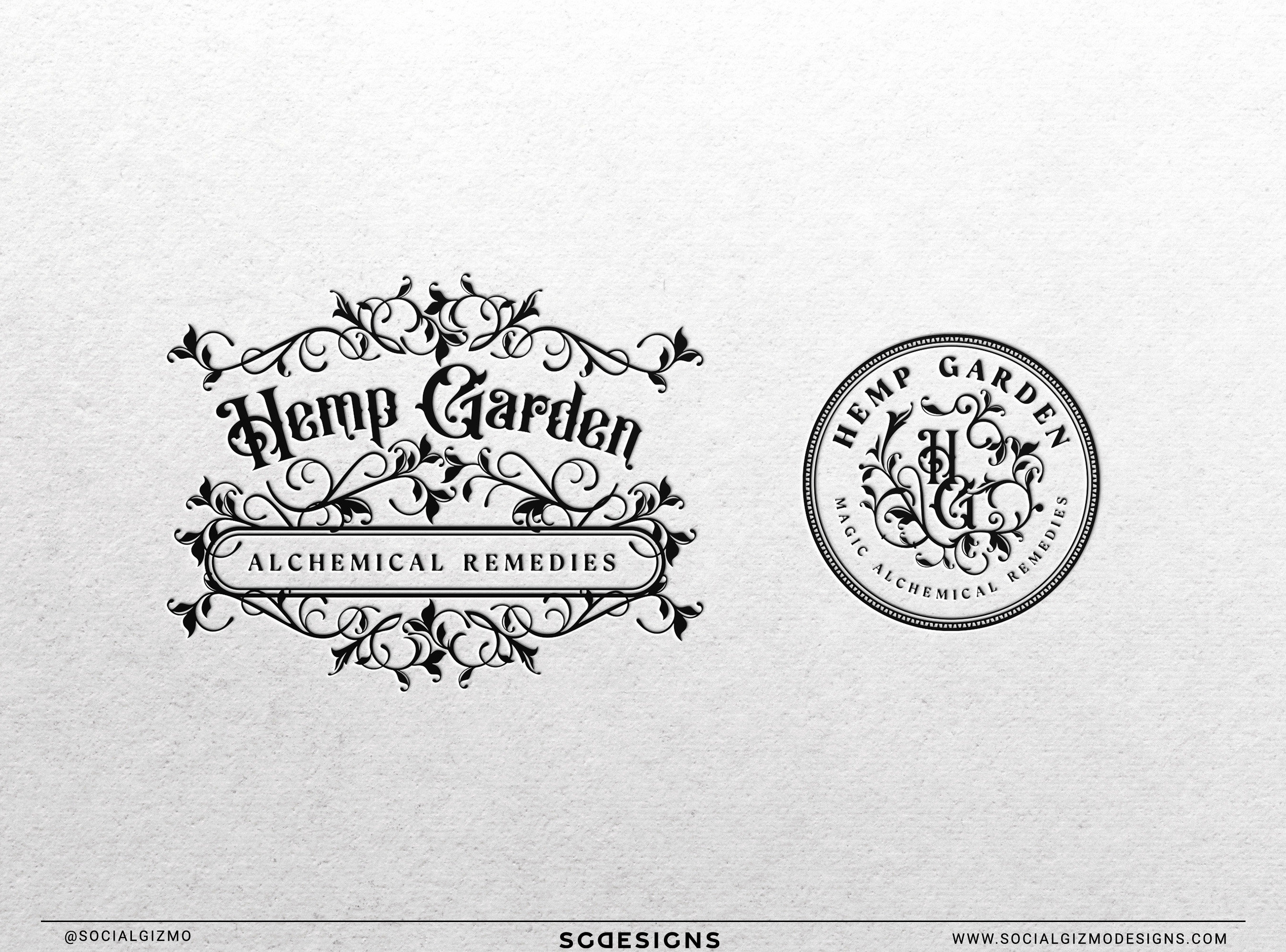 Vintage Apothecary Logo Design, Premade Herbalist Logo, Alchemy ...