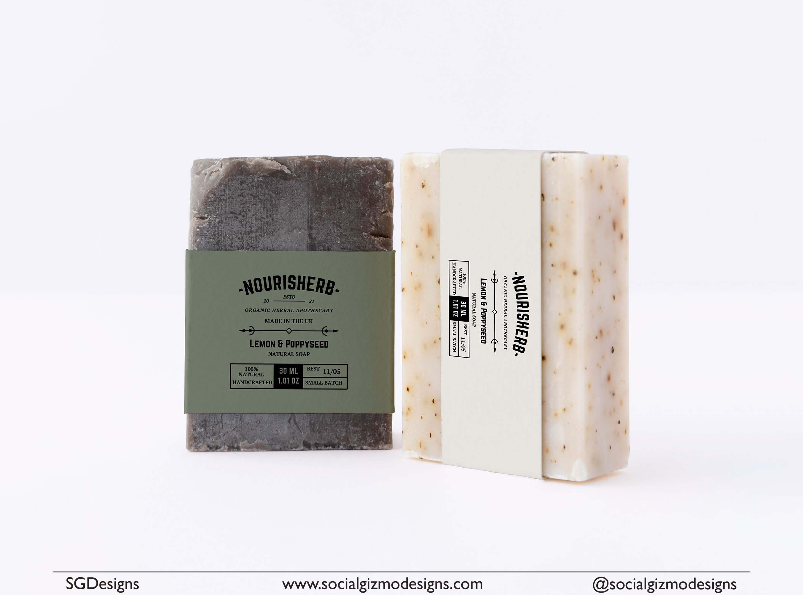 Vintage Soap Label Template, Black Soap Label, Editable Soap Belly Band ...