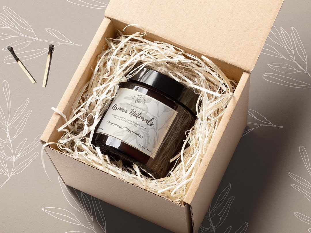 Elegant Candle Label Template: DIY Botanica Label Bundle Editable in ...