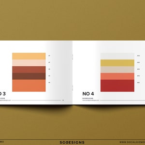 Brand Color Palette, Retro Brand Color Palette, Groovy Color Scheme ...