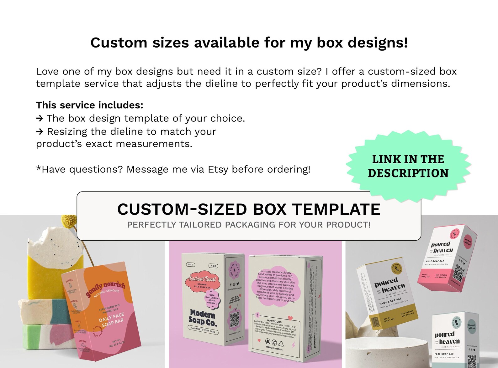 Soap Box Template Canva, 4 Oz Soap Packaging Template, Editable Vintage ...