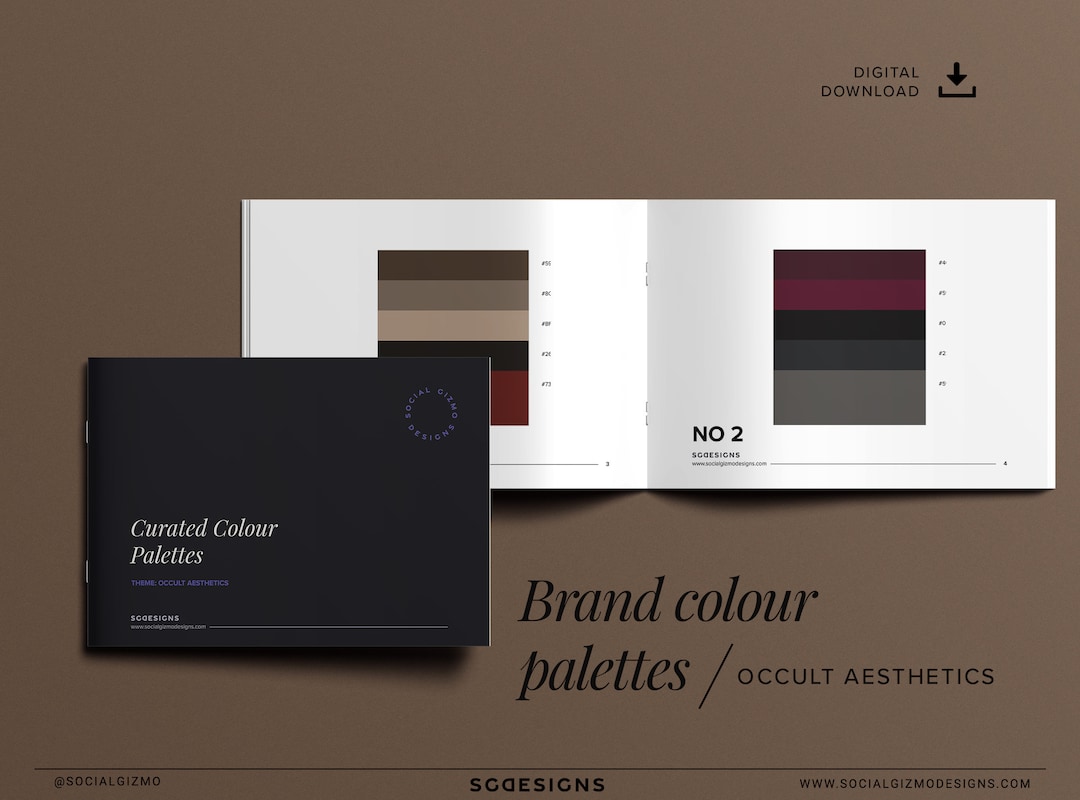 Brand Color Palette, Occult Color Palette, Esoteric Colour Scheme ...