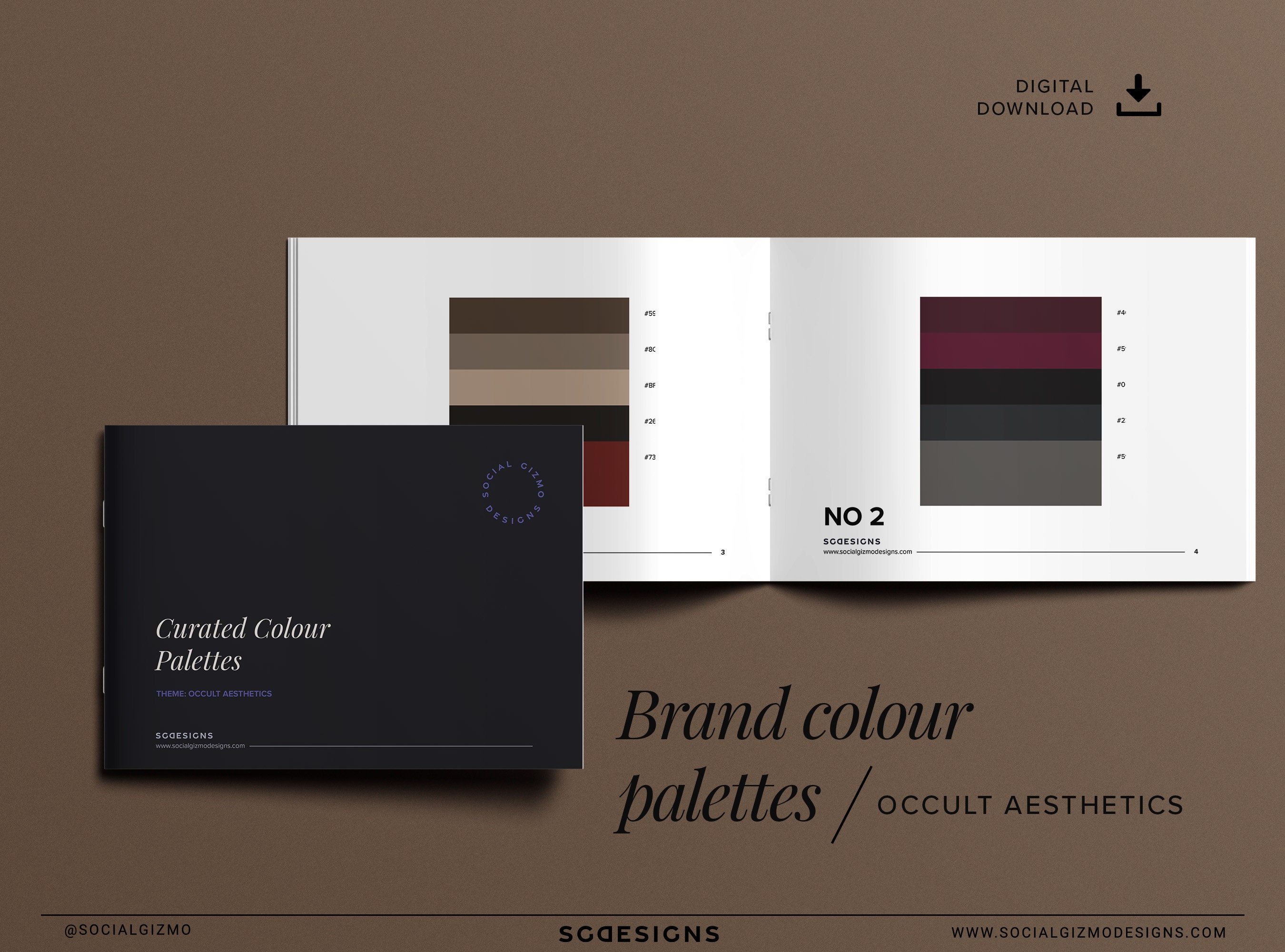 Occult Brand Color Palette: Esoteric Colour Schemes (PDF) - Etsy