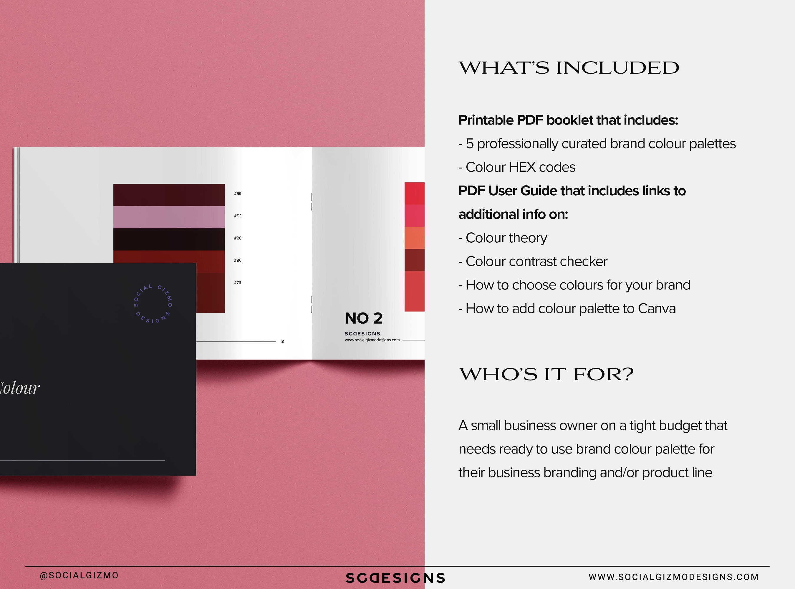 Brand Color Palette, Red Brand Color Palette, V-day Colour Schemes ...