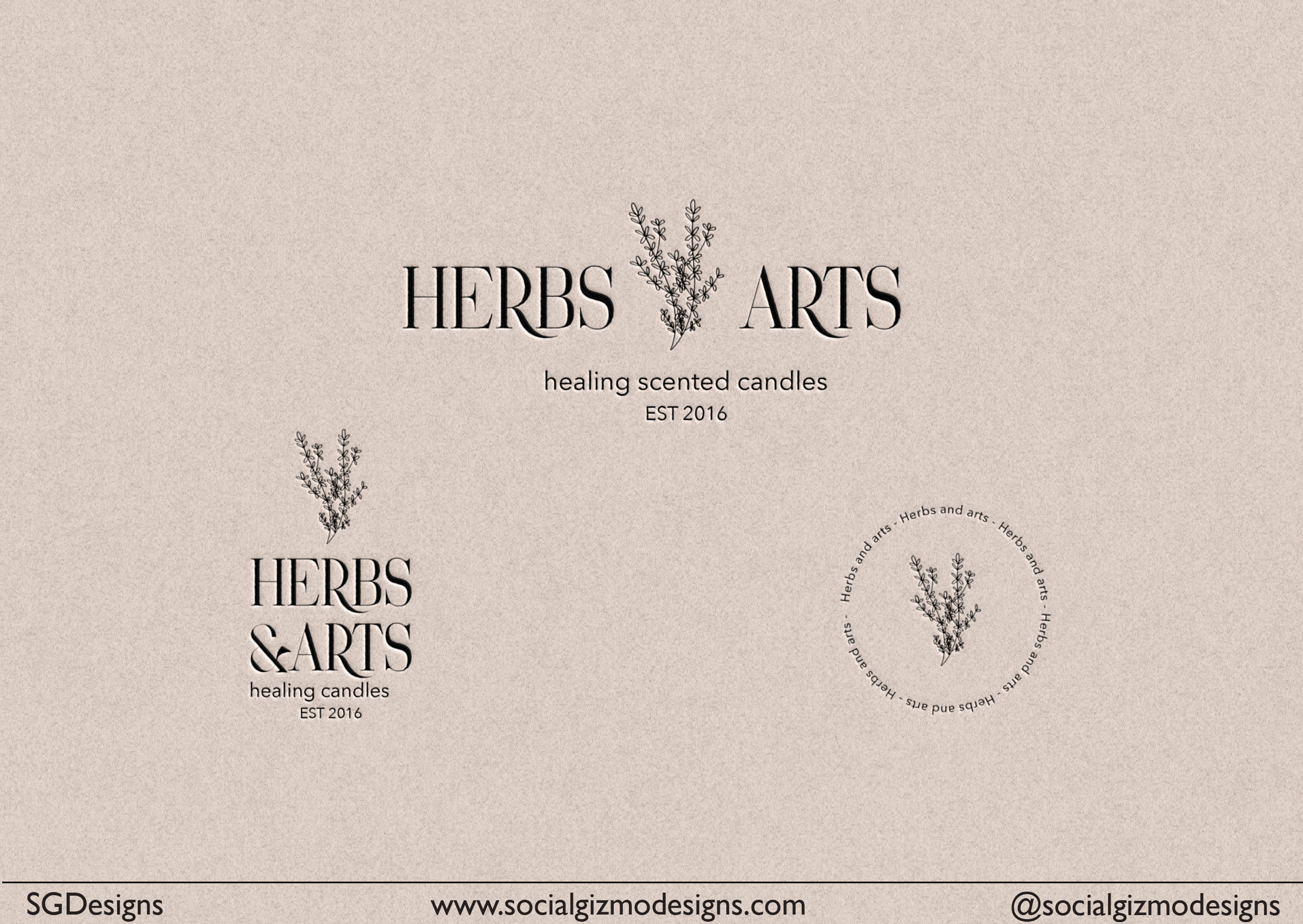 Thyme Logo Design Premade Logo Design for Herbalist Elegant - Etsy Canada
