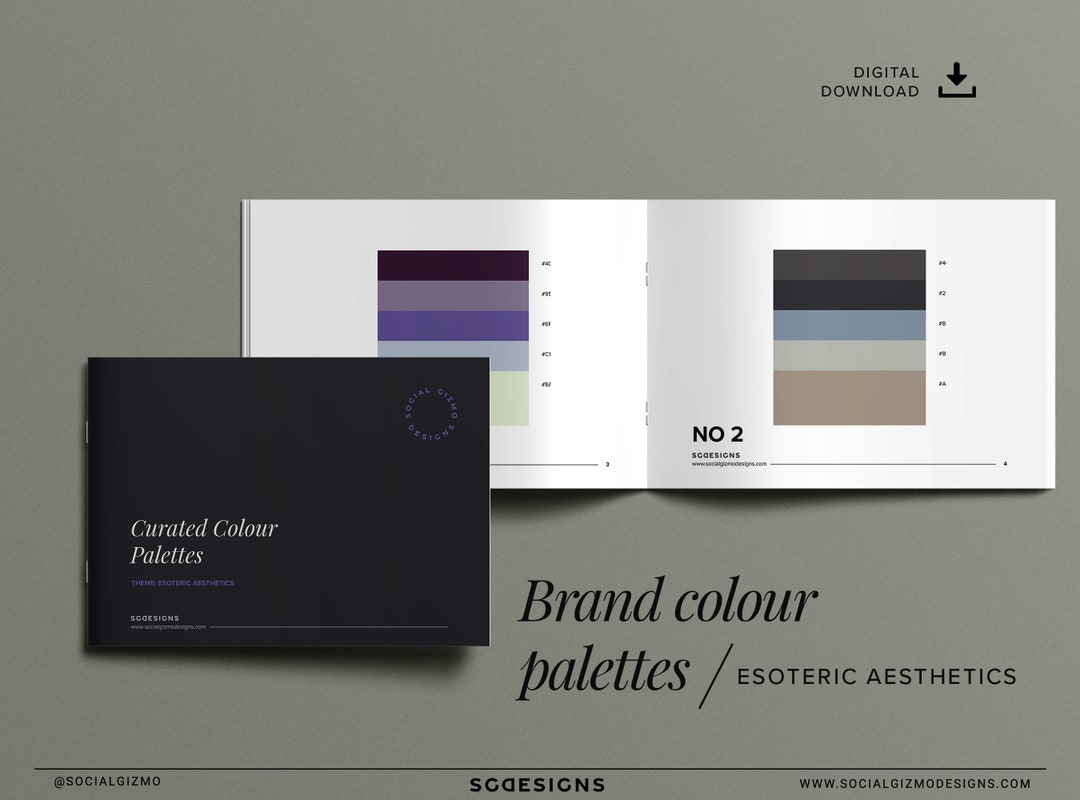 Brand Color Palette, Esoteric Color Palette, Witchy Colour Scheme ...