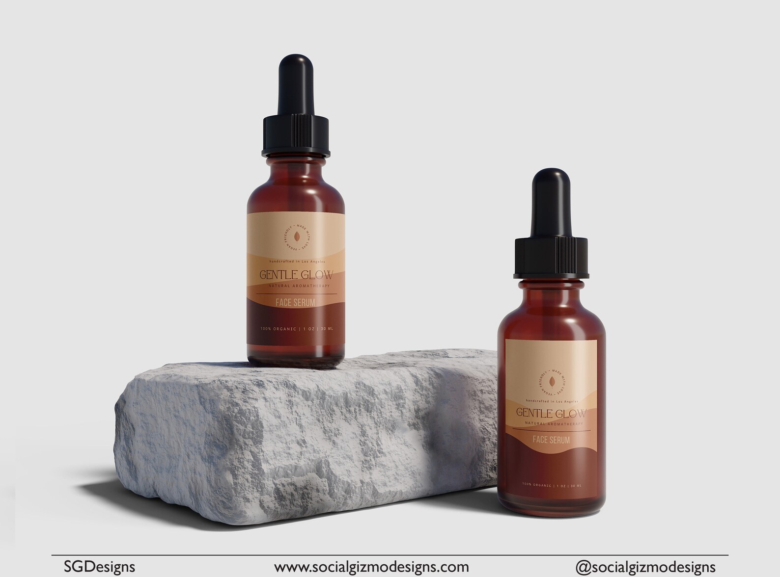 Dropper Label Template, Boho Dropper Label Design, Modern Dropper Label ...