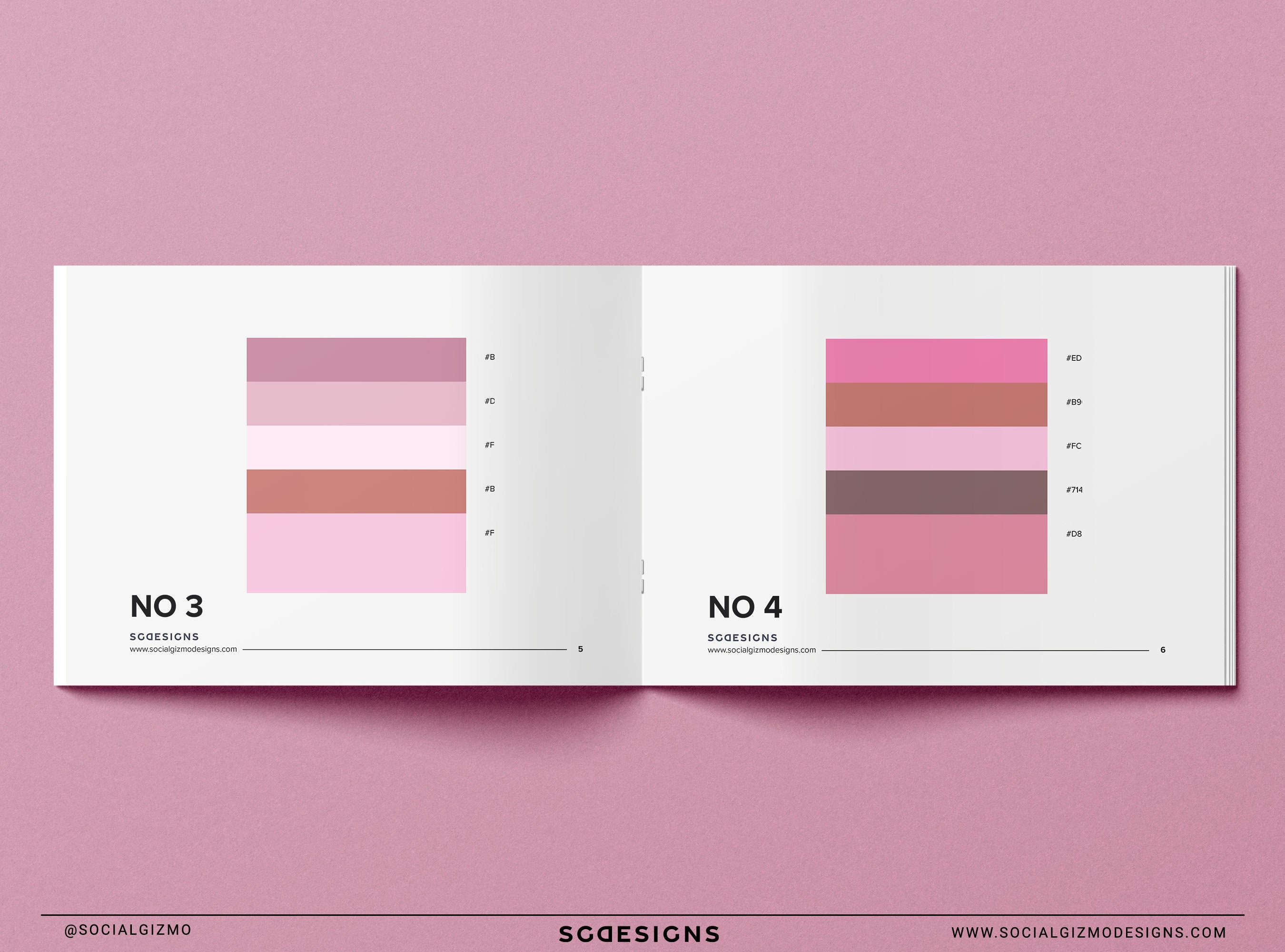 Brand Color Palette, Pink Brand Color Palette, Bold Colour Schemes ...