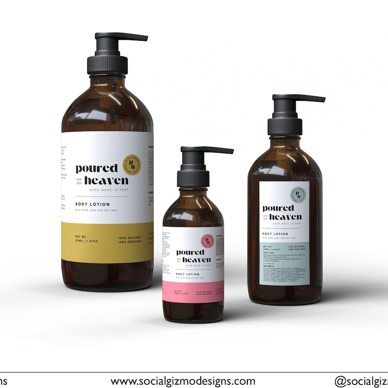 Lotion Labels - Etsy