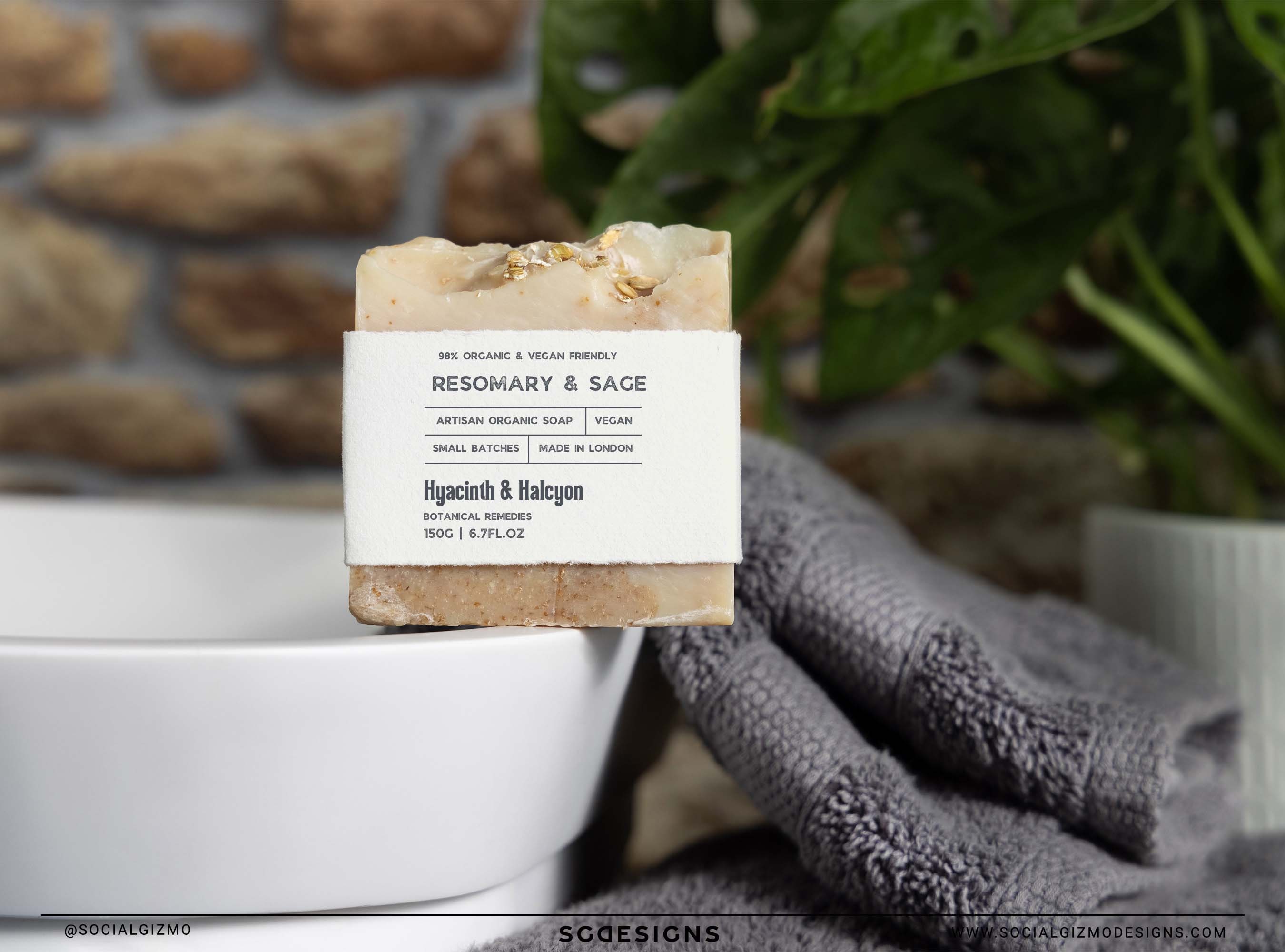 Rustic Soap Label, Apothecary Soap Belly Band Label Template, Editable ...