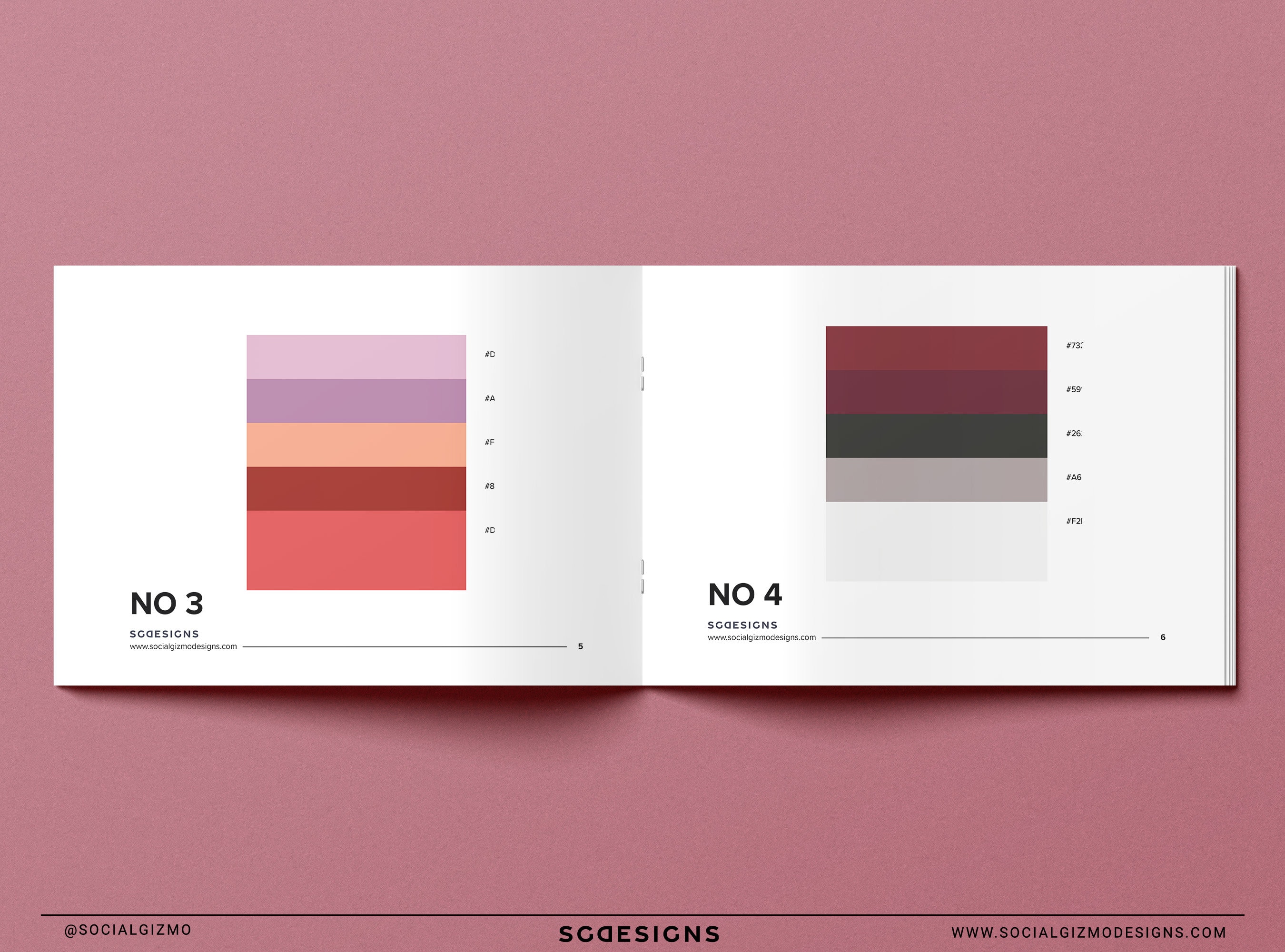 Brand Color Palette, Red Brand Color Palette, V-day Colour Schemes ...