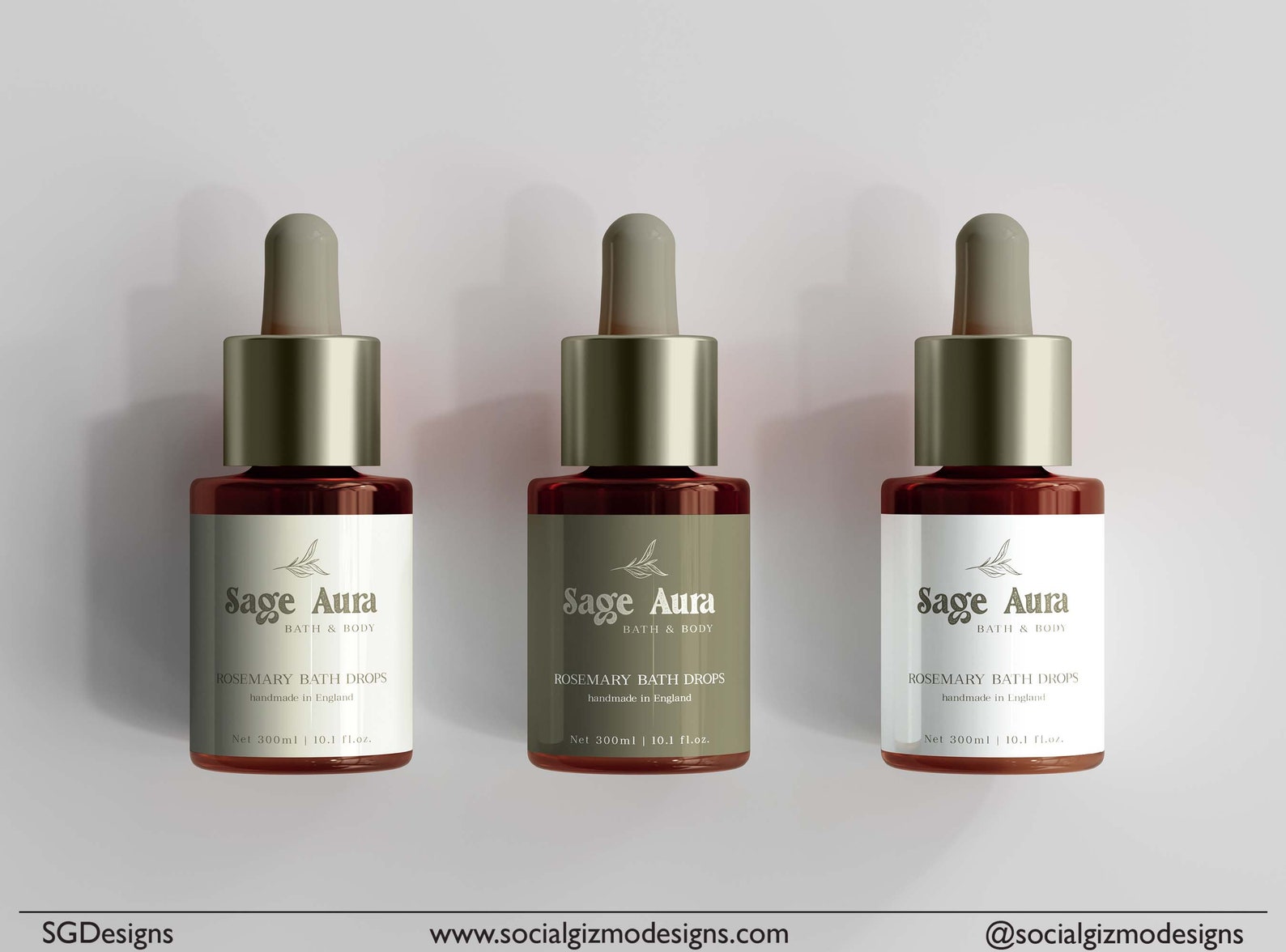 Sage Logo Design, Aromatherapy Logo, Elegant Logo Design, Professional ...