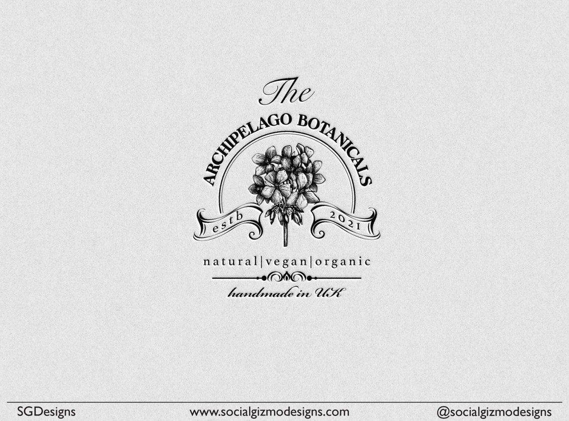 Apothecary Logo Vintage Logo Design for Candle Business - Etsy