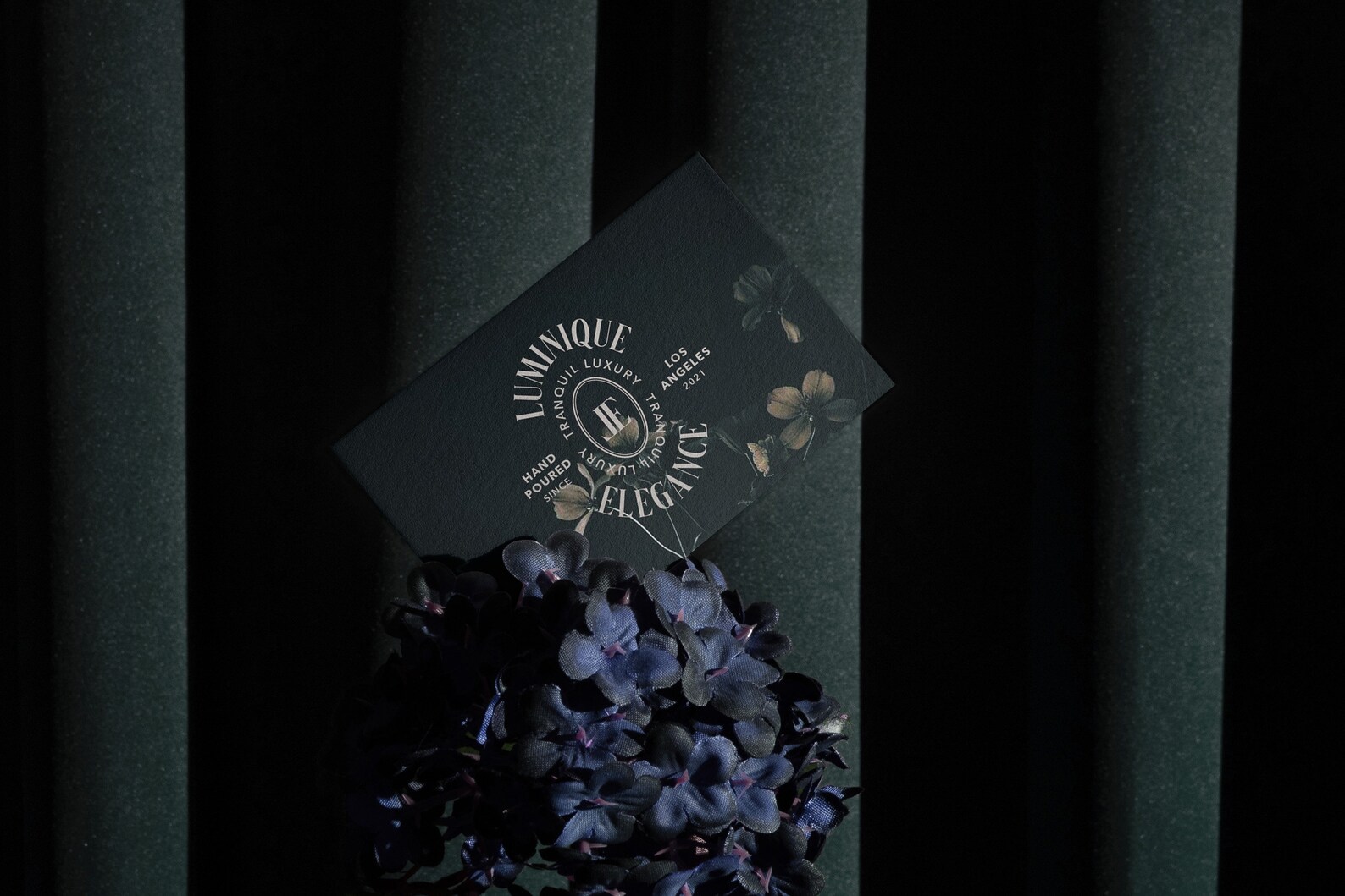 Moody Logo Design Luxury Text Logo Design for Candles - Etsy