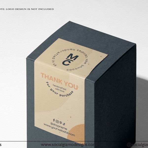 Box Seal Sticker - Etsy