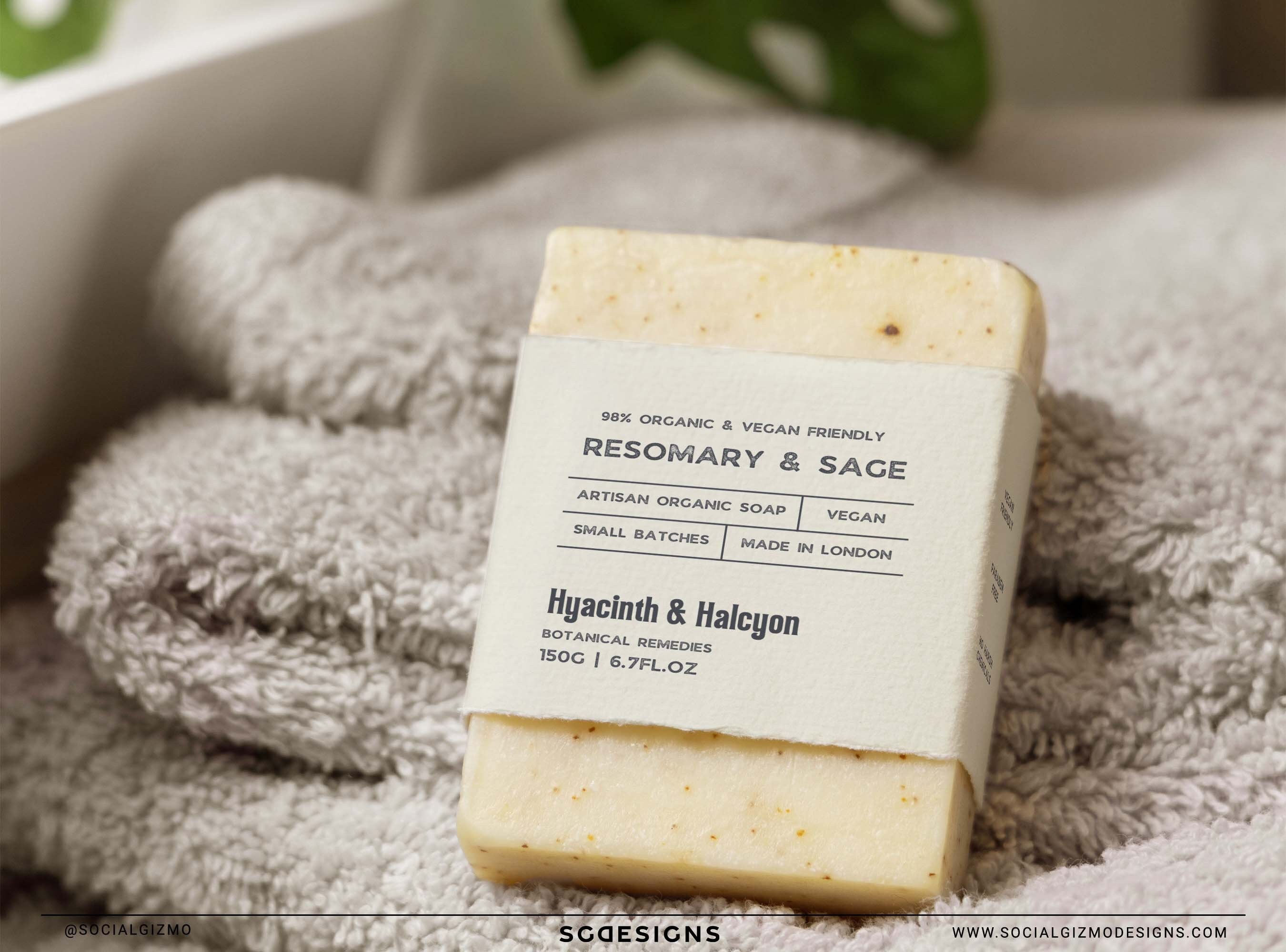 Rustic Soap Label, Apothecary Soap Belly Band Label Template, Editable ...