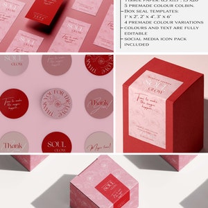 Skincare Business Branding Templates, DIY Branding Kit for Cosmetics ...