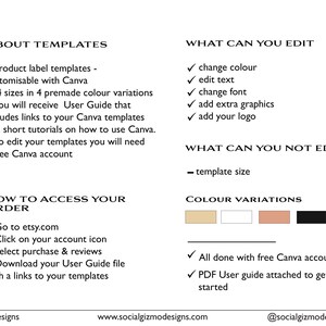 Black Soap Label Template Apothecary Soap Label Editable - Etsy UK