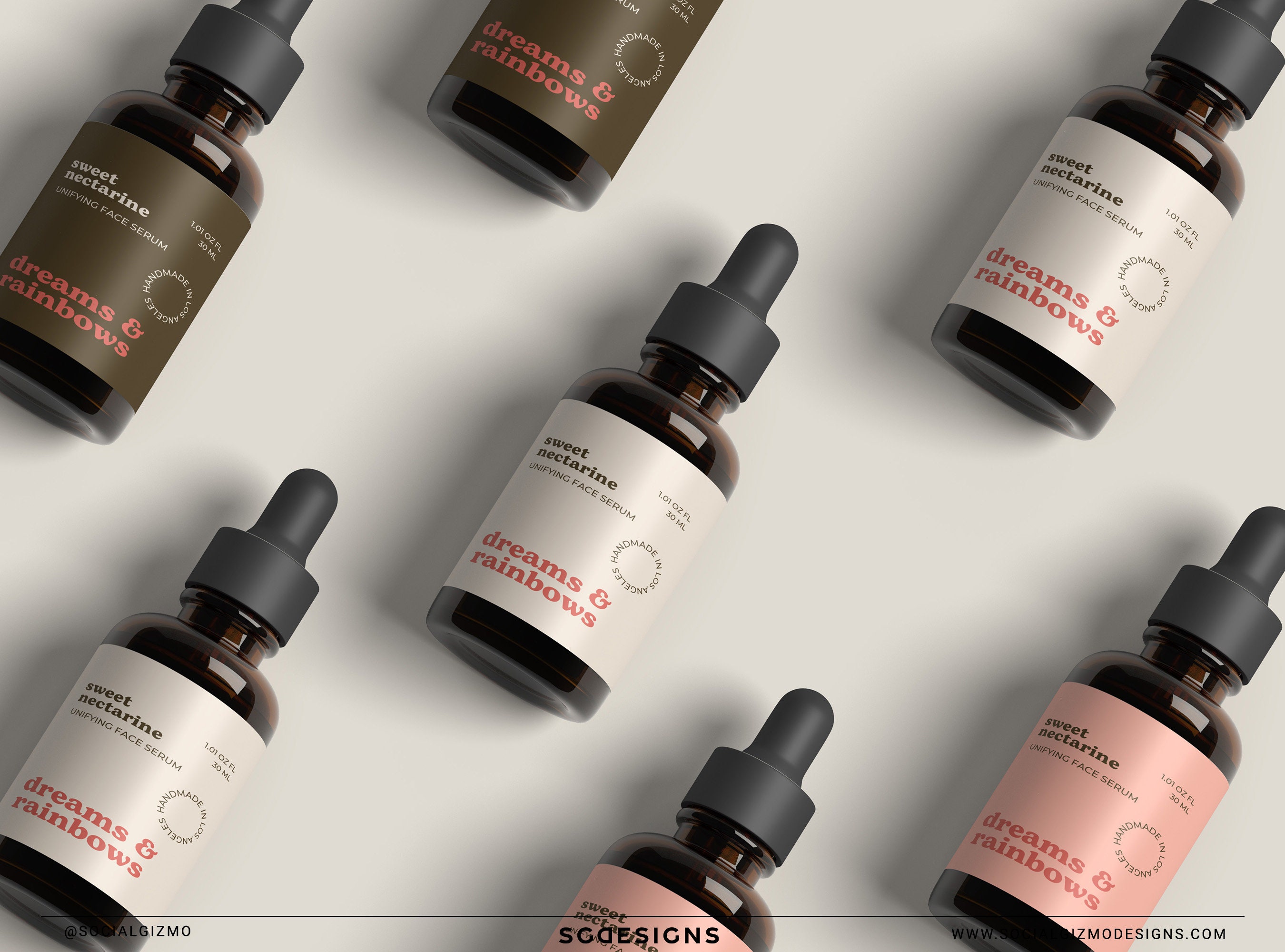 Retro Dropper Label Template Beige Dropper Label Design DIY - Etsy