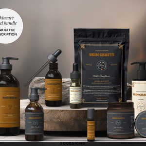 DIY Rustic Beard Wash Labels, DIY Mens Grooming Label Templates ...
