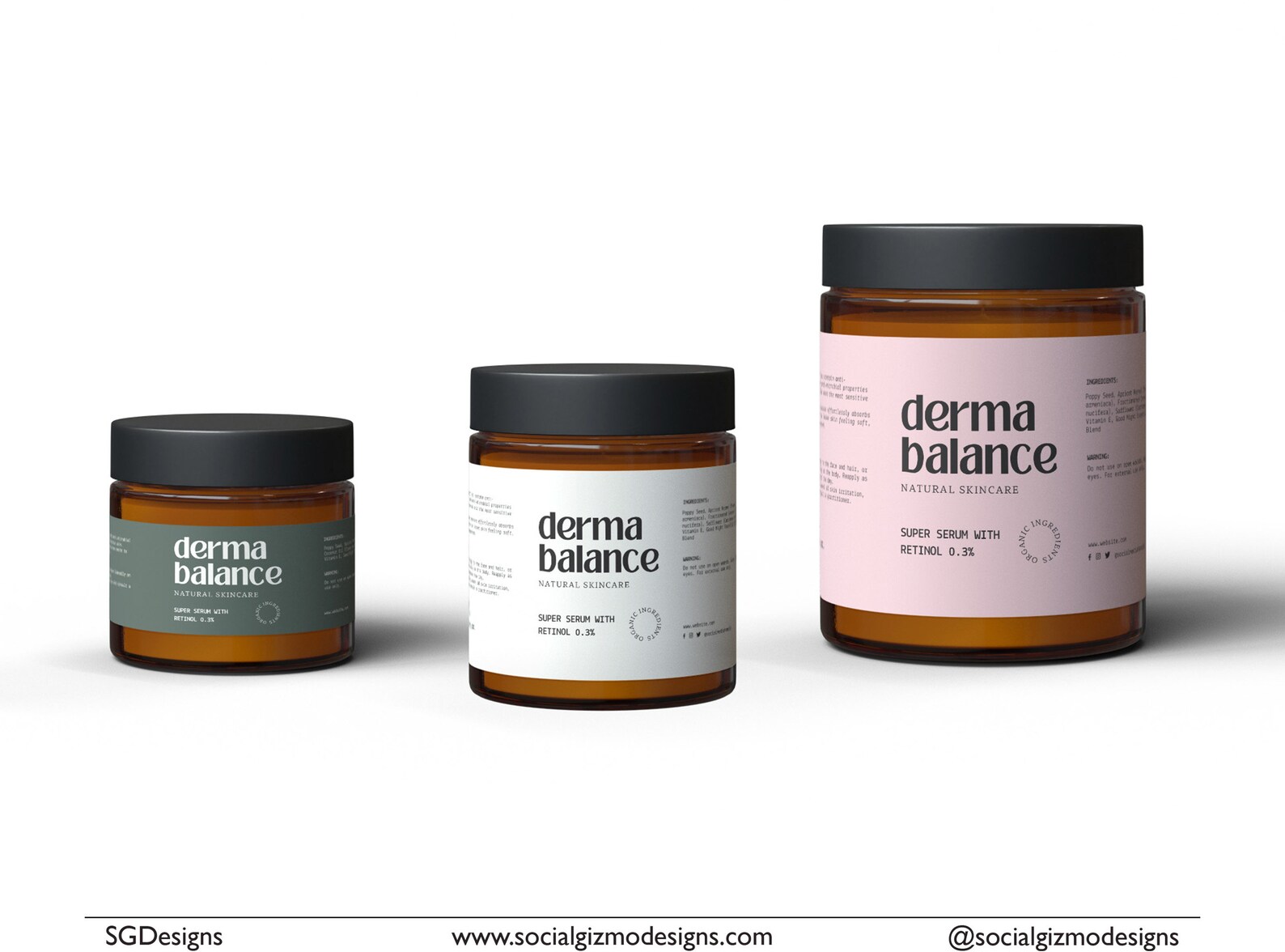 Body Scrub Label Templates Editable Jar Label Set Design - Etsy