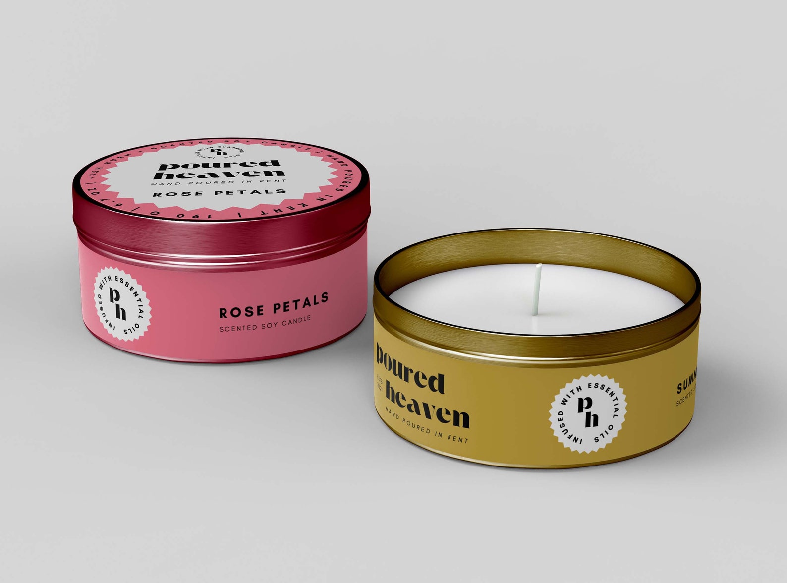 Editable Candle Labels Retro Candle Label Design Tin Candle - Etsy UK