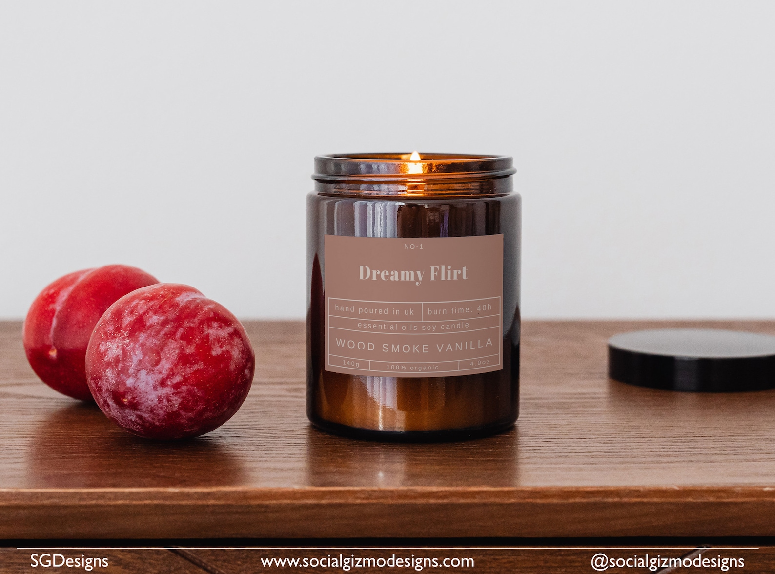 Editable Candle Labels, Rustic Candle Label Design, Apothecary Candle ...