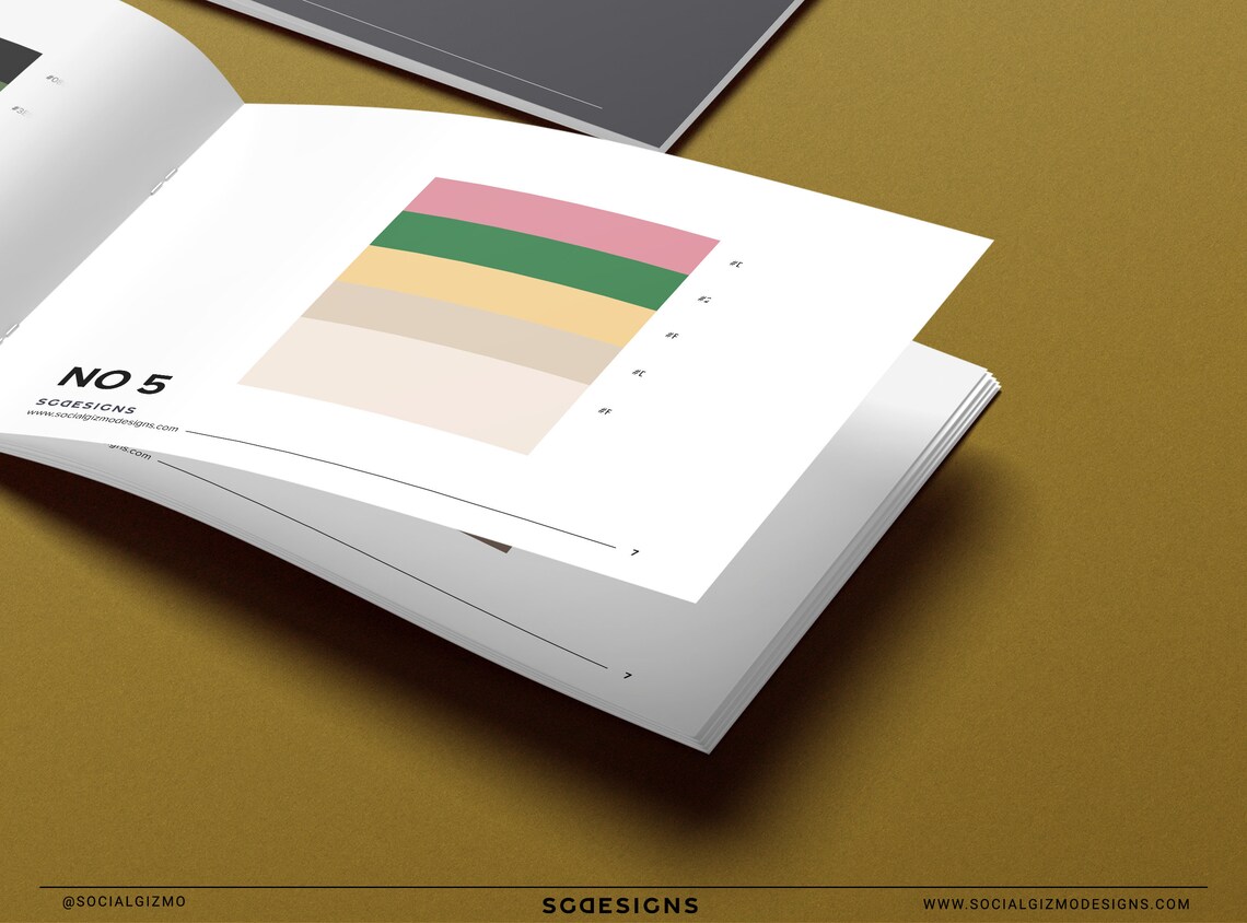 Brand Color Palette Retro Brand Color Palette Groovy Color - Etsy