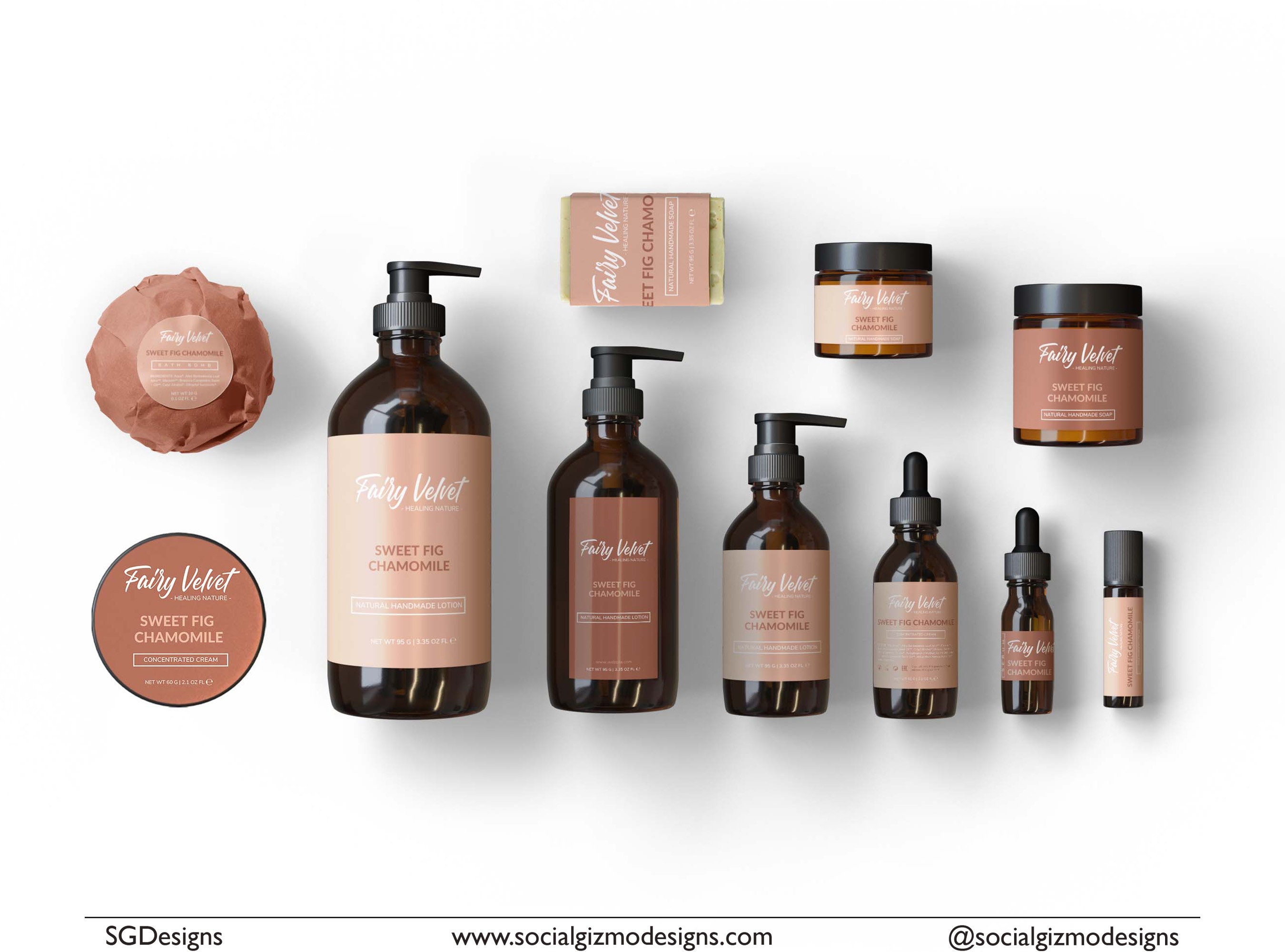 Editable Product Labels, Modern Label Set Design, Packaging Design ...