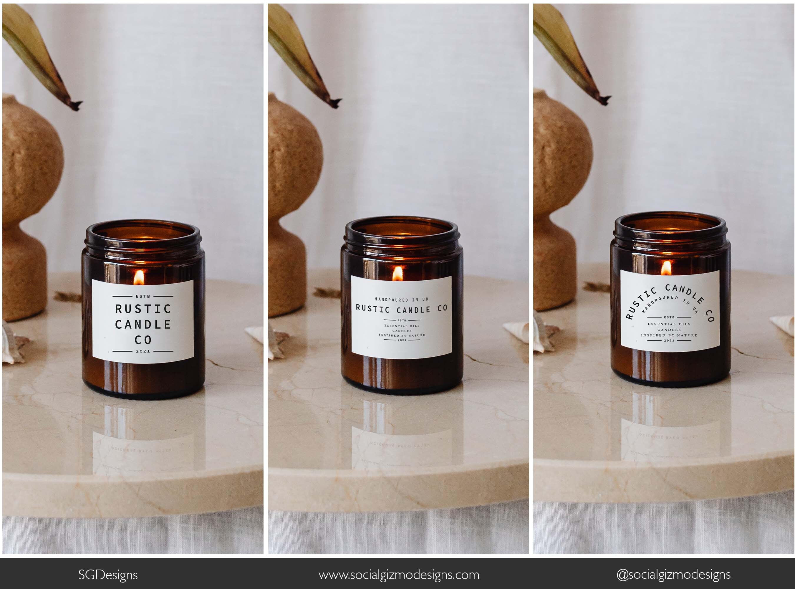 Vintage Apothecary Logotype Suite: Premade Minimal Small Business ...