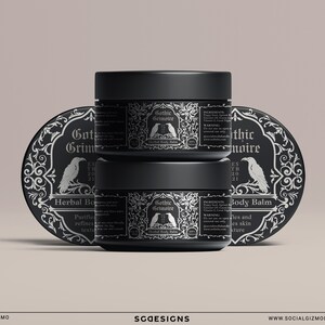 Editable Apothecary Body Product Labels, Witchcraft Jar Label Template ...