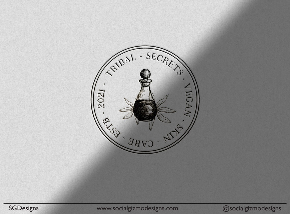Alchemy Logo Design, Apothecary Logo Design, Premade Logo Design ...
