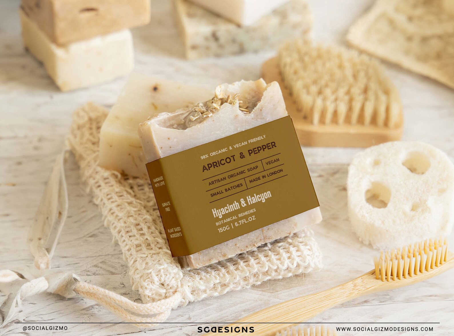 Rustic Soap Label, Apothecary Soap Belly Band Label Template, Editable ...