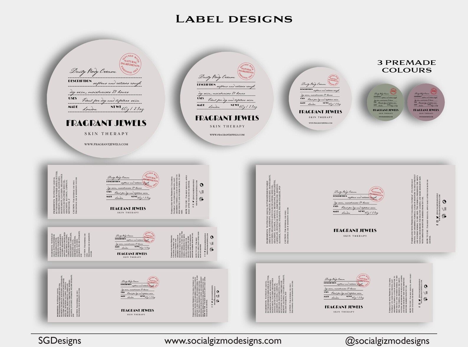 Editable Body Product Labels Apothecary Label Set Design - Etsy UK